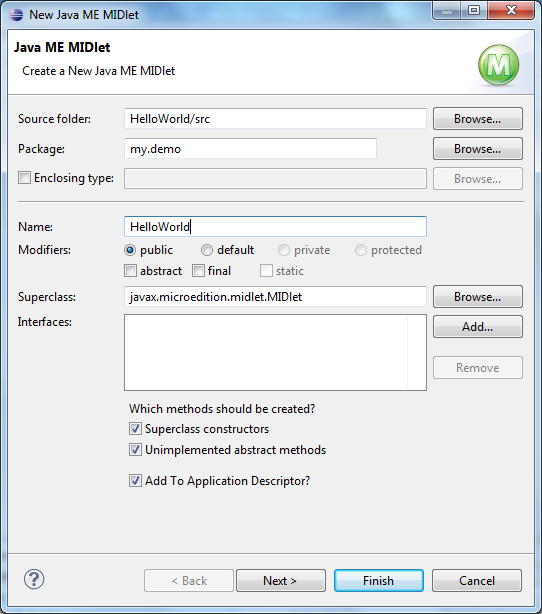 MIDlets | J2ME Tutorial by Wideskills
